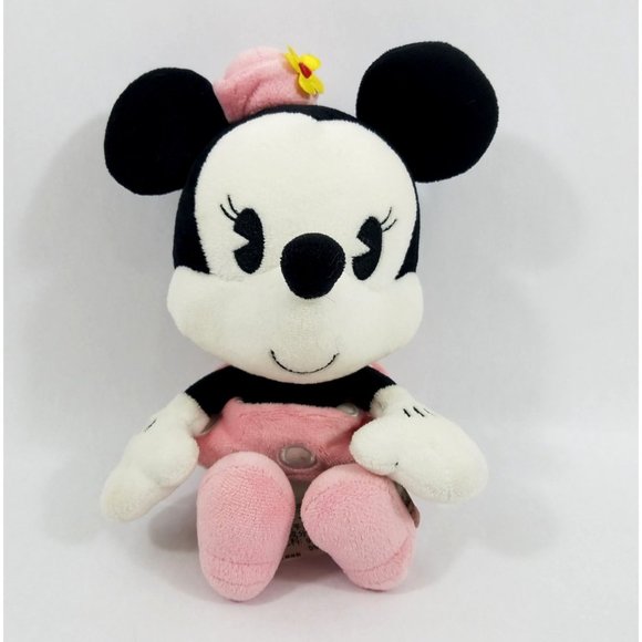 Disney | Toys | 8 Disney Store Plush Bobblehead Minnie Mouse With Pink ...